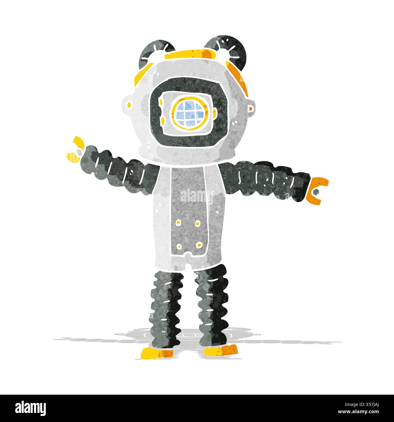 cartoon deep sea diver Stock Vector Image & Art - Alamy