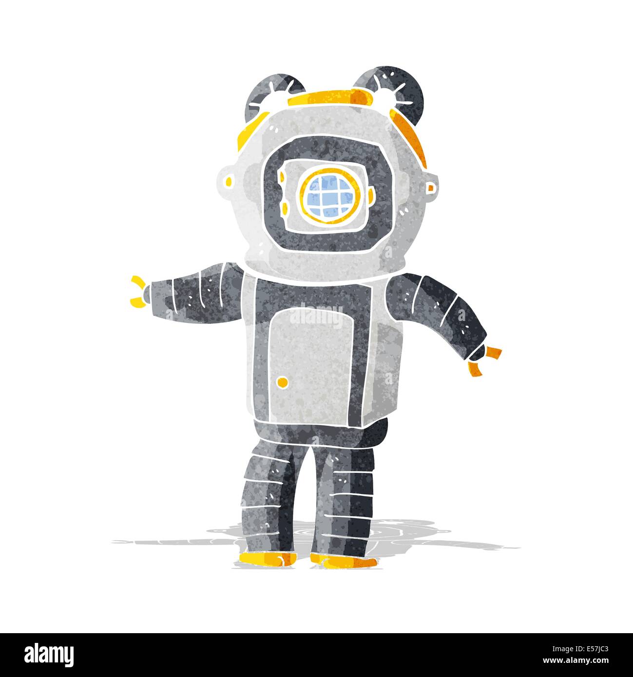 cartoon deep sea diver Stock Vector Image & Art - Alamy