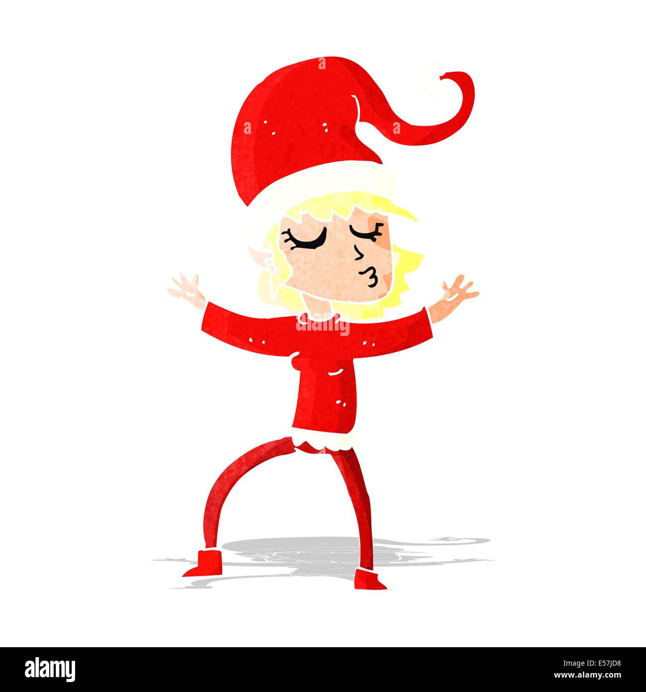 santa's helper cartoon Stock Vector Image & Art - Alamy