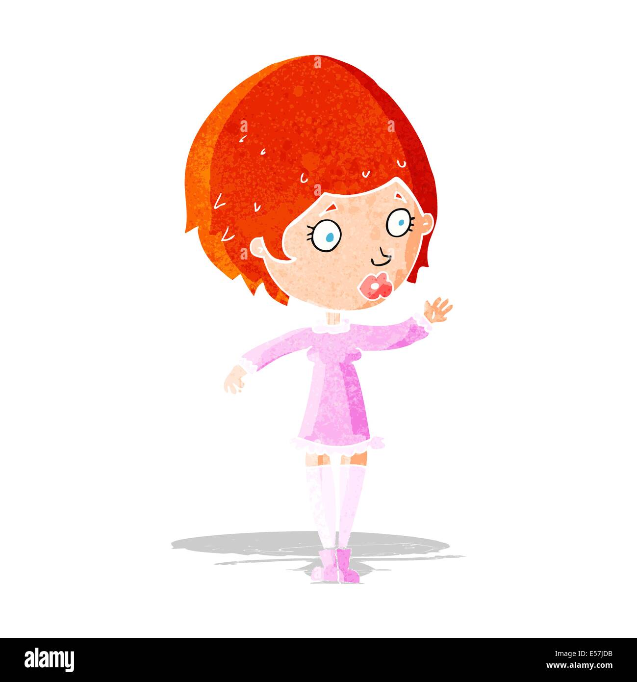 cartoon pretty woman Stock Vector Image & Art - Alamy