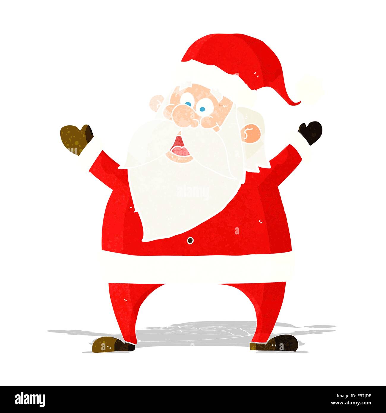 jolly santa cartoon Stock Vector Image & Art - Alamy
