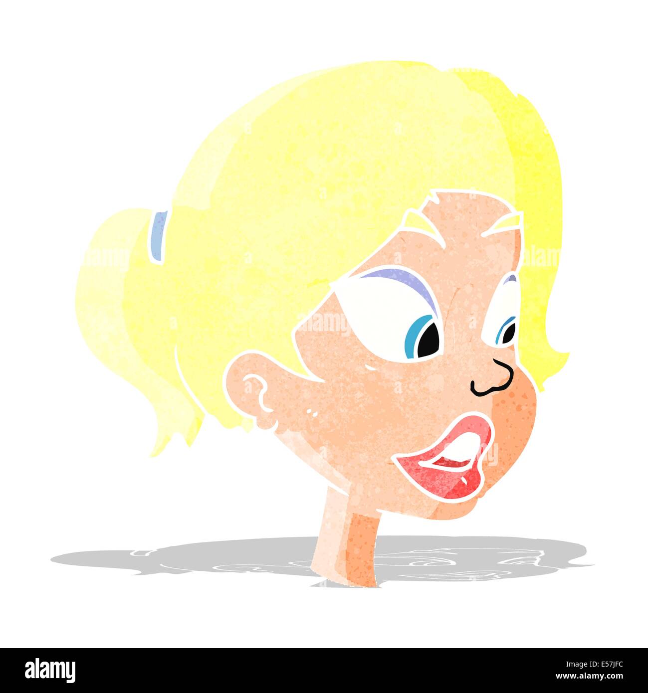 cartoon friendly woman Stock Vector Image & Art - Alamy