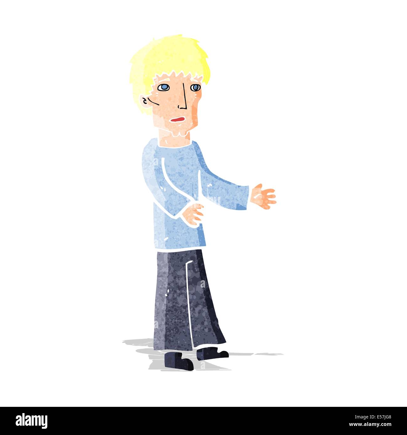 cartoon man explaining Stock Vector Image & Art - Alamy