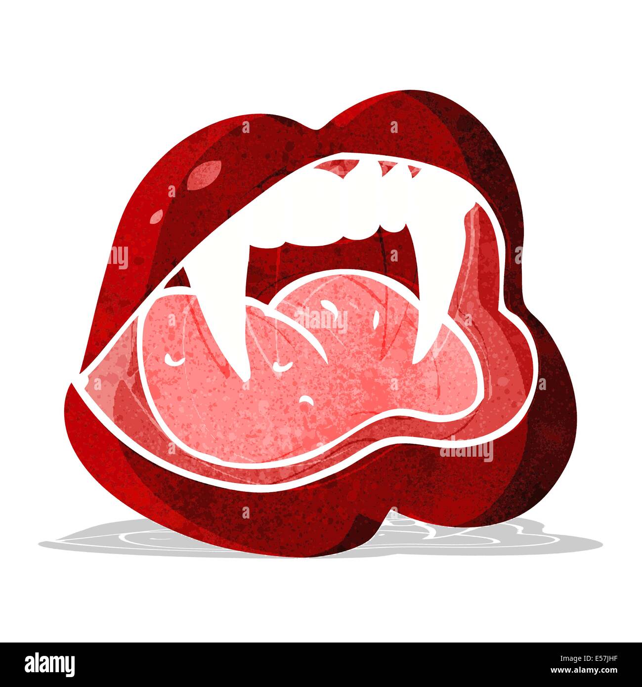 cartoon vampire lips Stock Vector Image & Art - Alamy
