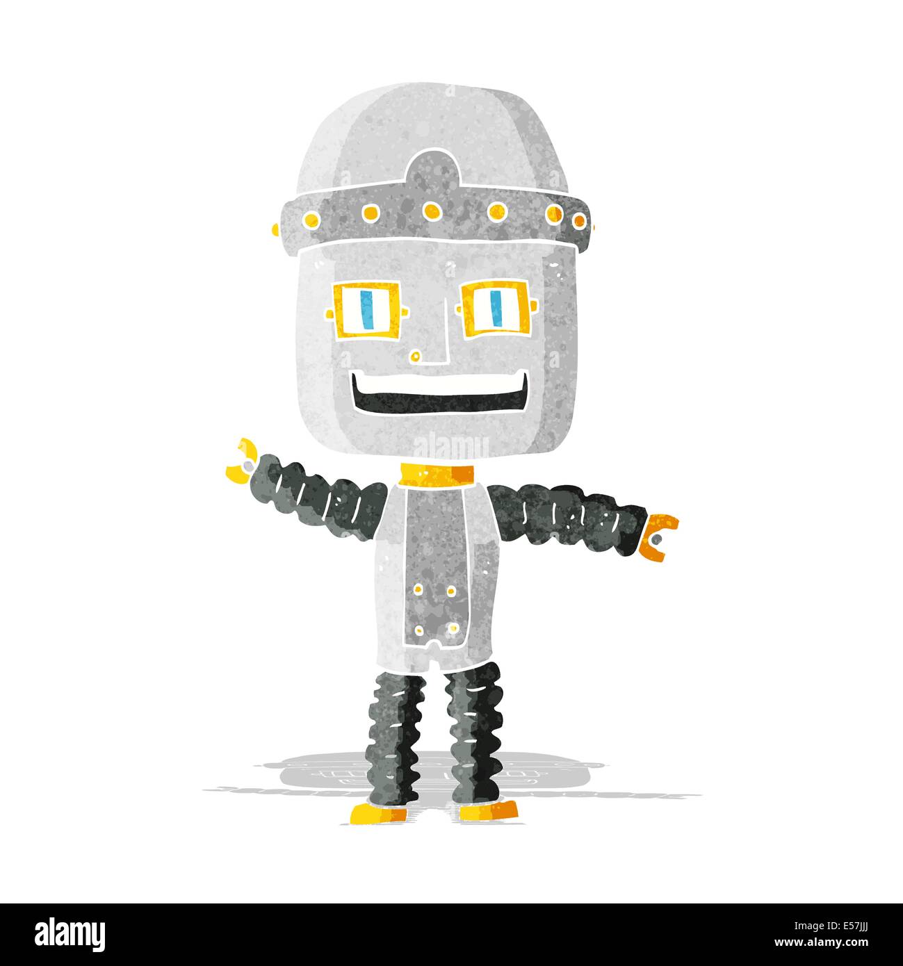 cartoon waving robot Stock Vector Image & Art - Alamy