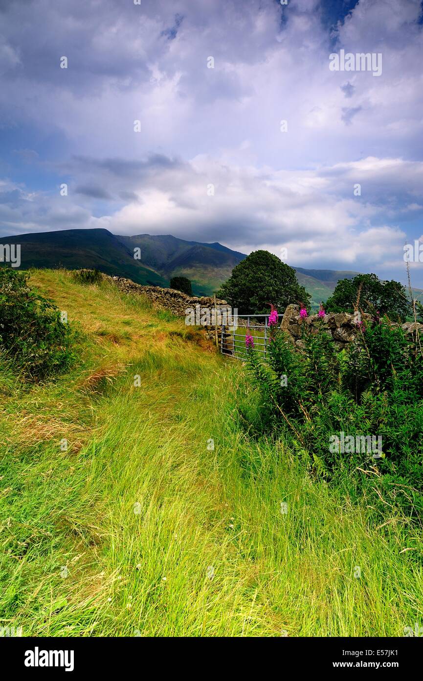 Clouds over Blencathra Stock Photo - Alamy