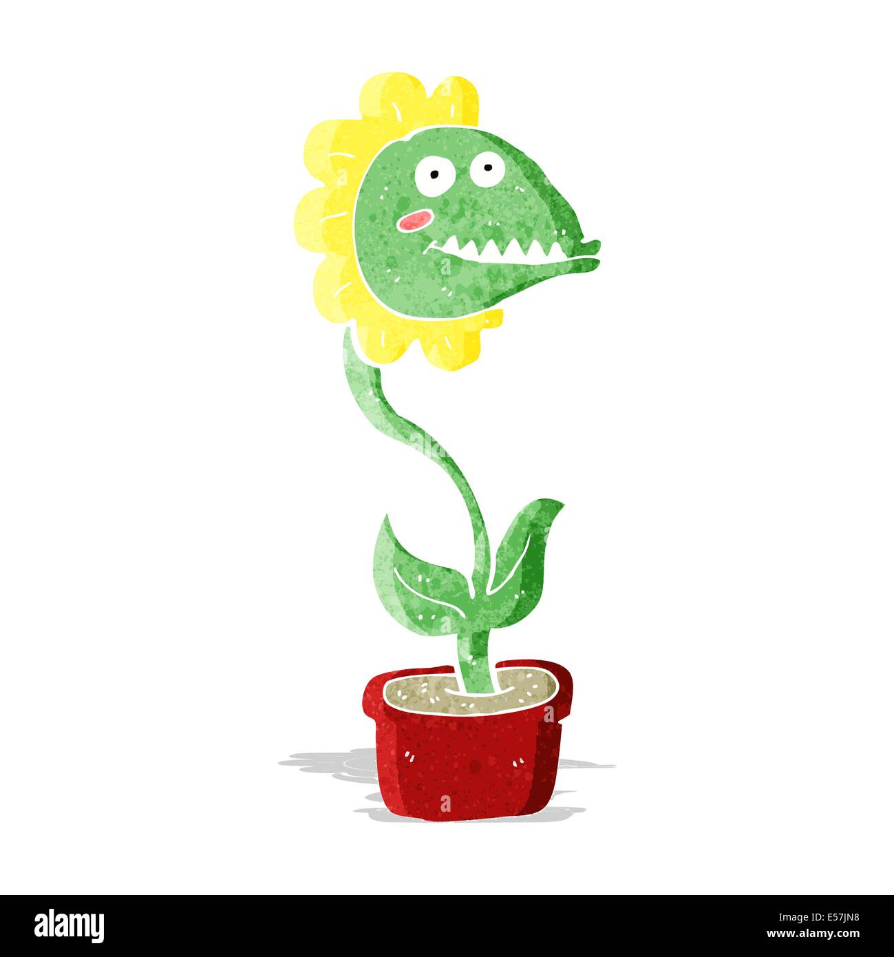cartoon monster plant Stock Vector Image & Art - Alamy