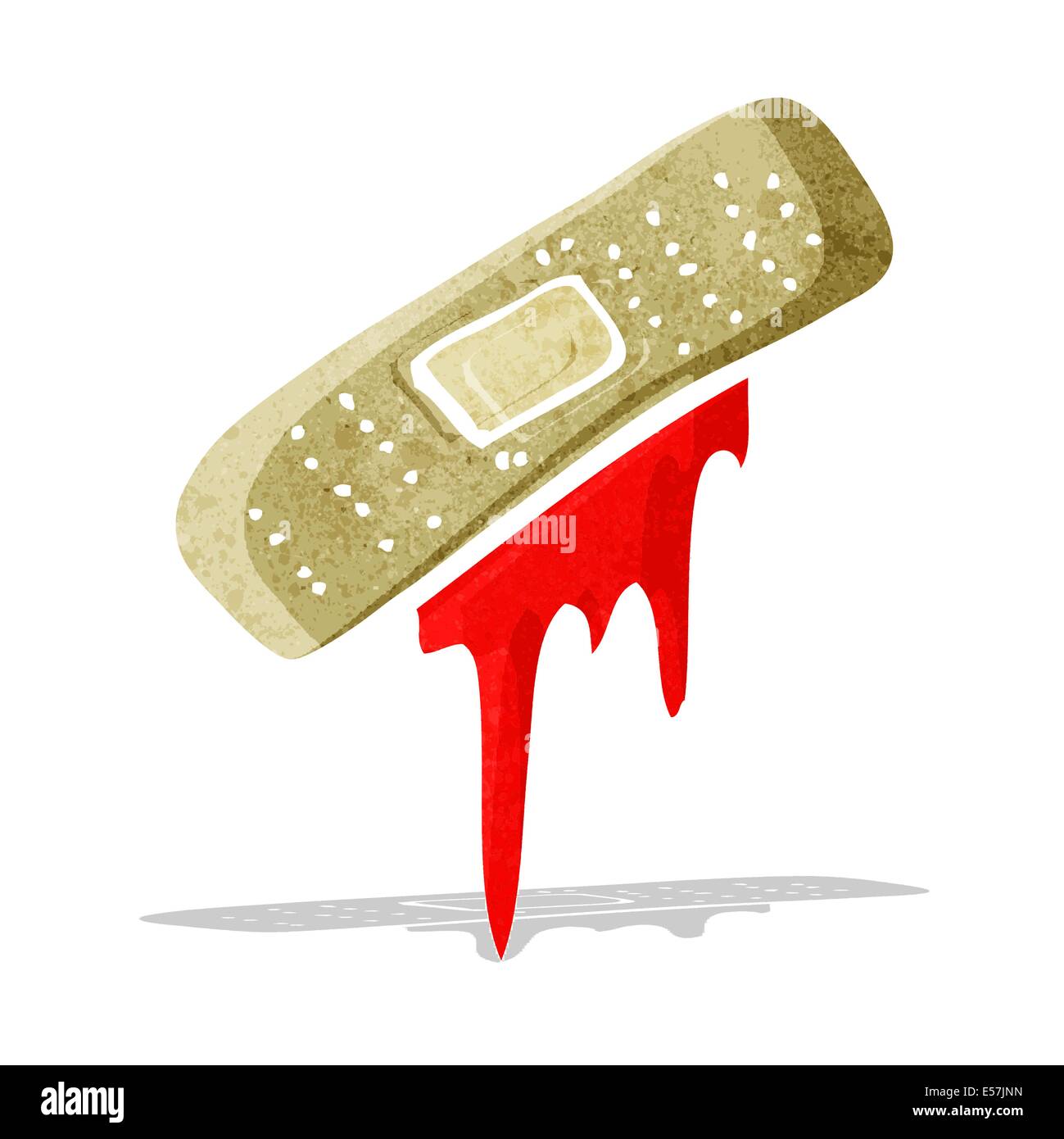 cartoon bloody plaster Stock Vector Image & Art - Alamy