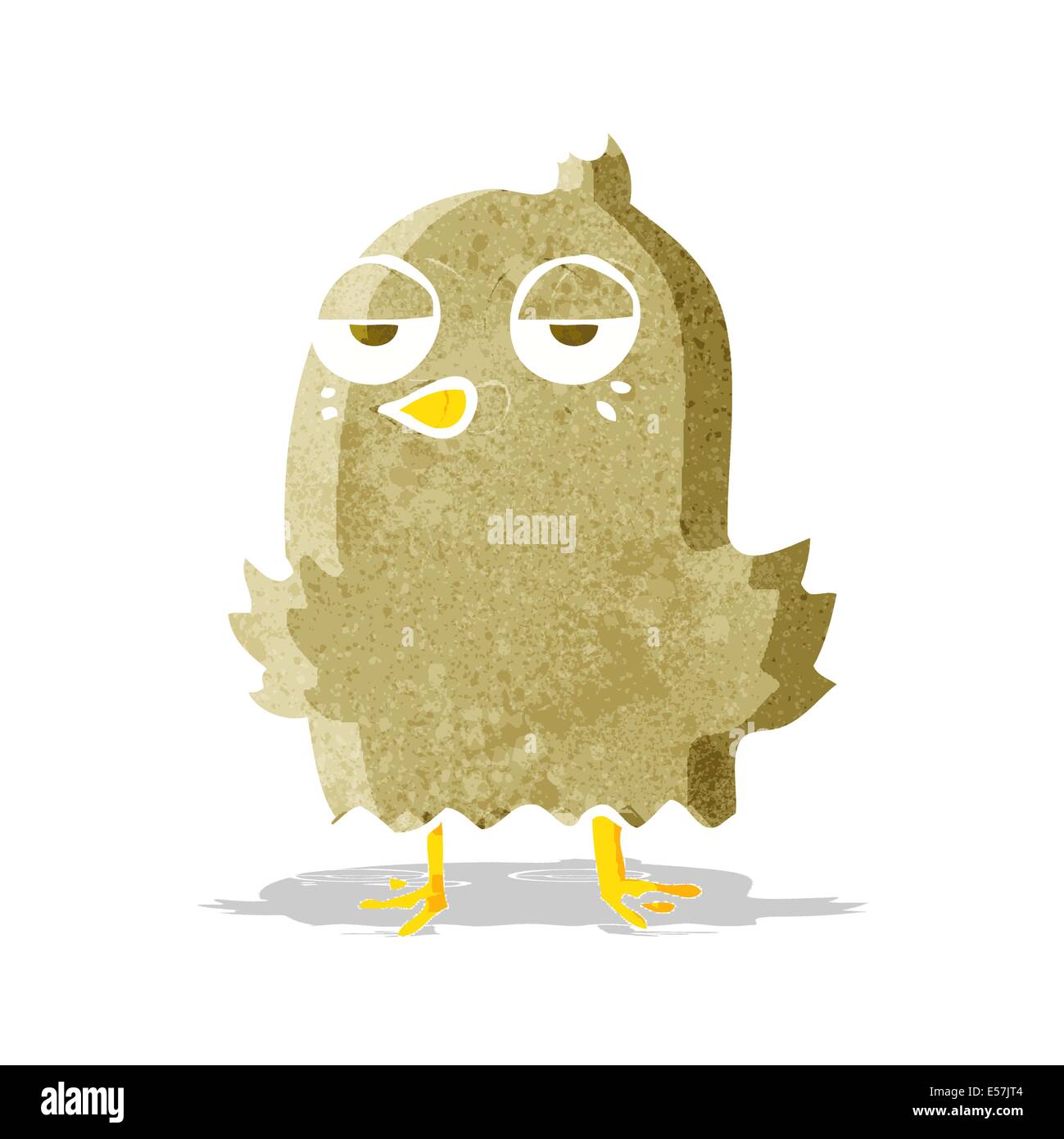 cartoon bored bird Stock Vector Image & Art - Alamy