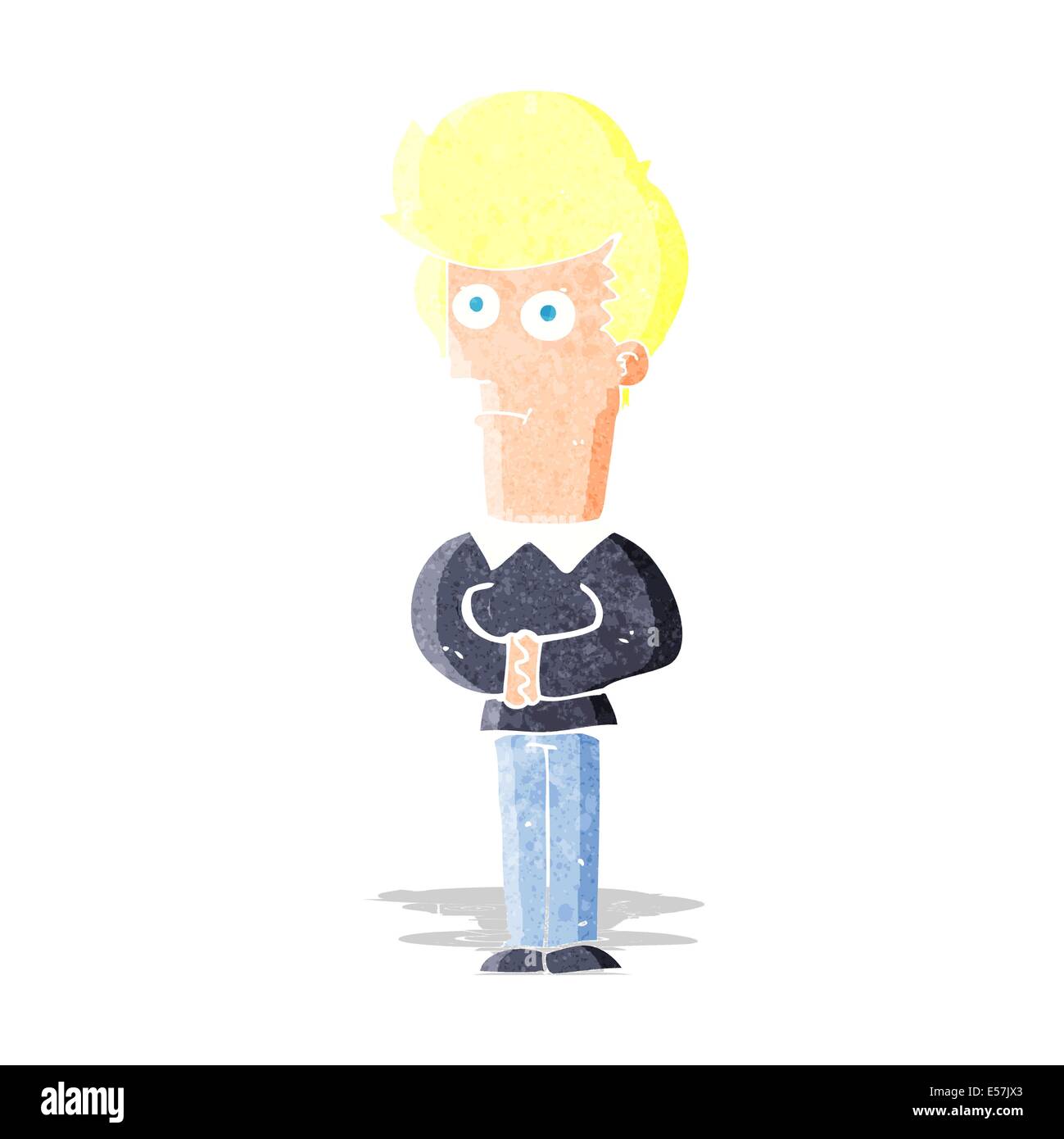 cartoon man staring Stock Vector Image & Art - Alamy