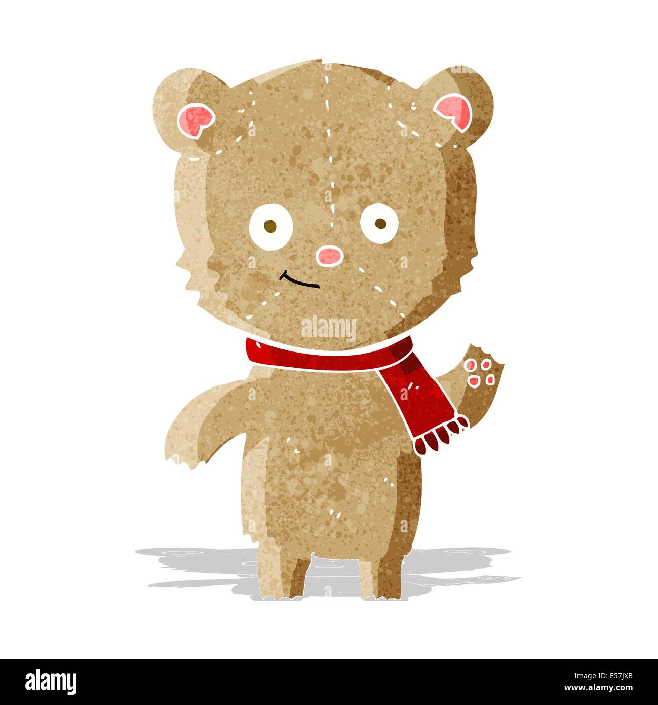 cartoon teddy bear waving Stock Vector Image & Art - Alamy