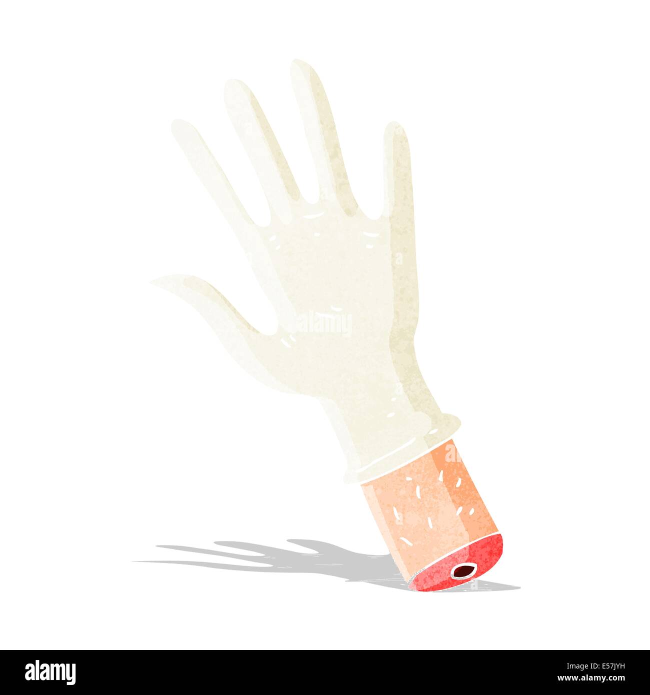 cartoon hand with medical glove Stock Vector Image & Art - Alamy