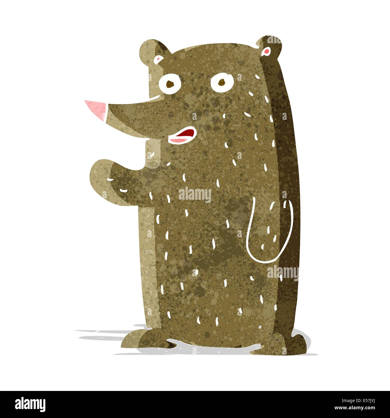 Waving bear Stock Vector Images - Alamy