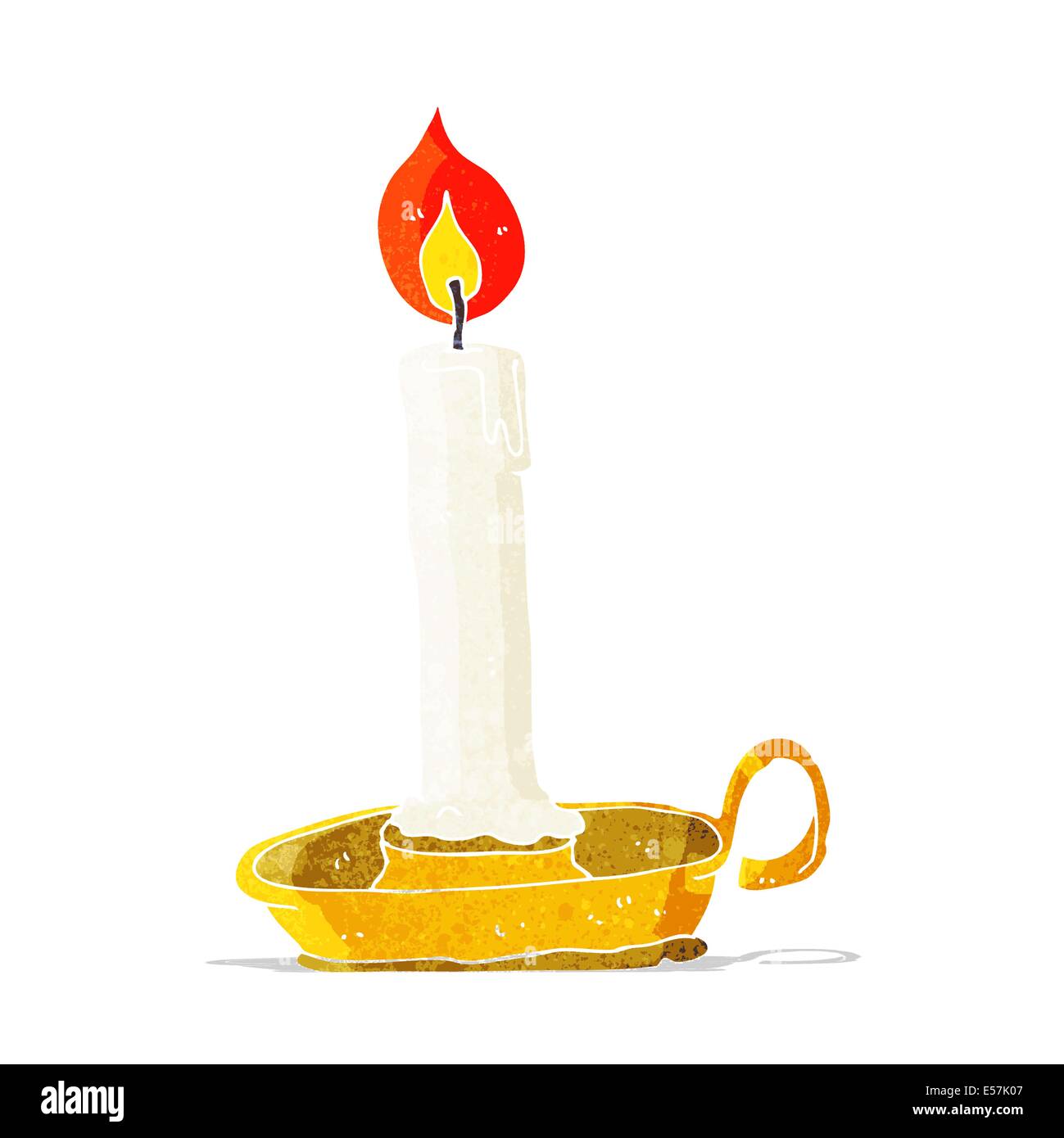cartoon burning candle Stock Vector Image & Art - Alamy