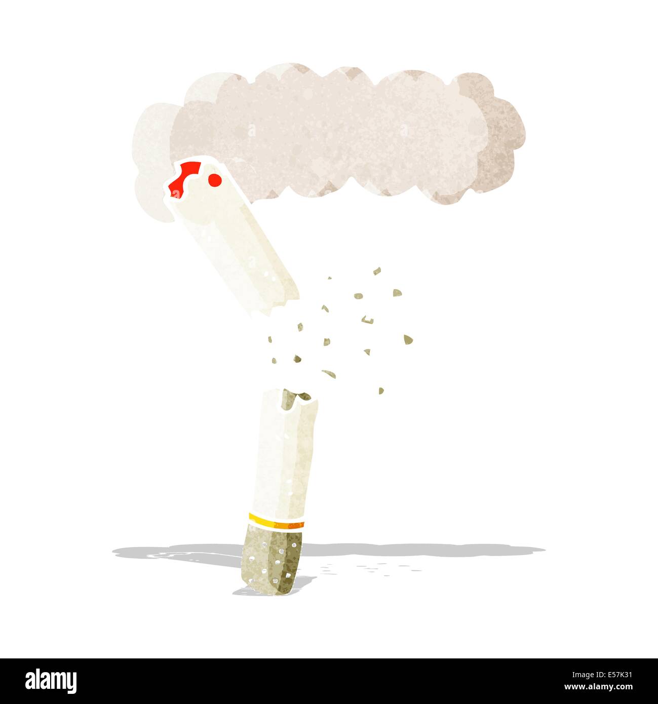 cartoon broken cigarette Stock Vector Image & Art - Alamy