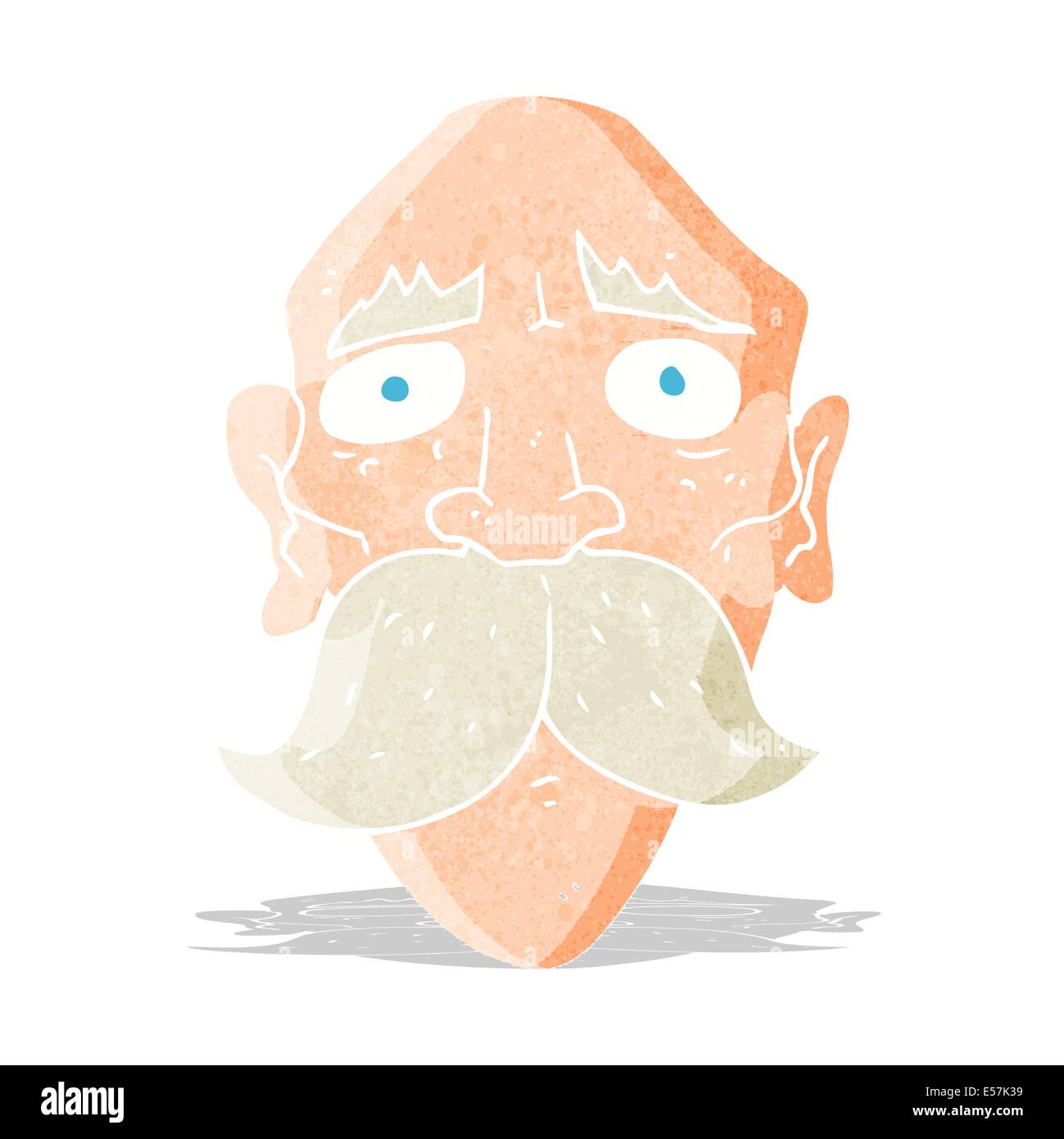 Sad old man face Cut Out Stock Images & Pictures - Alamy
