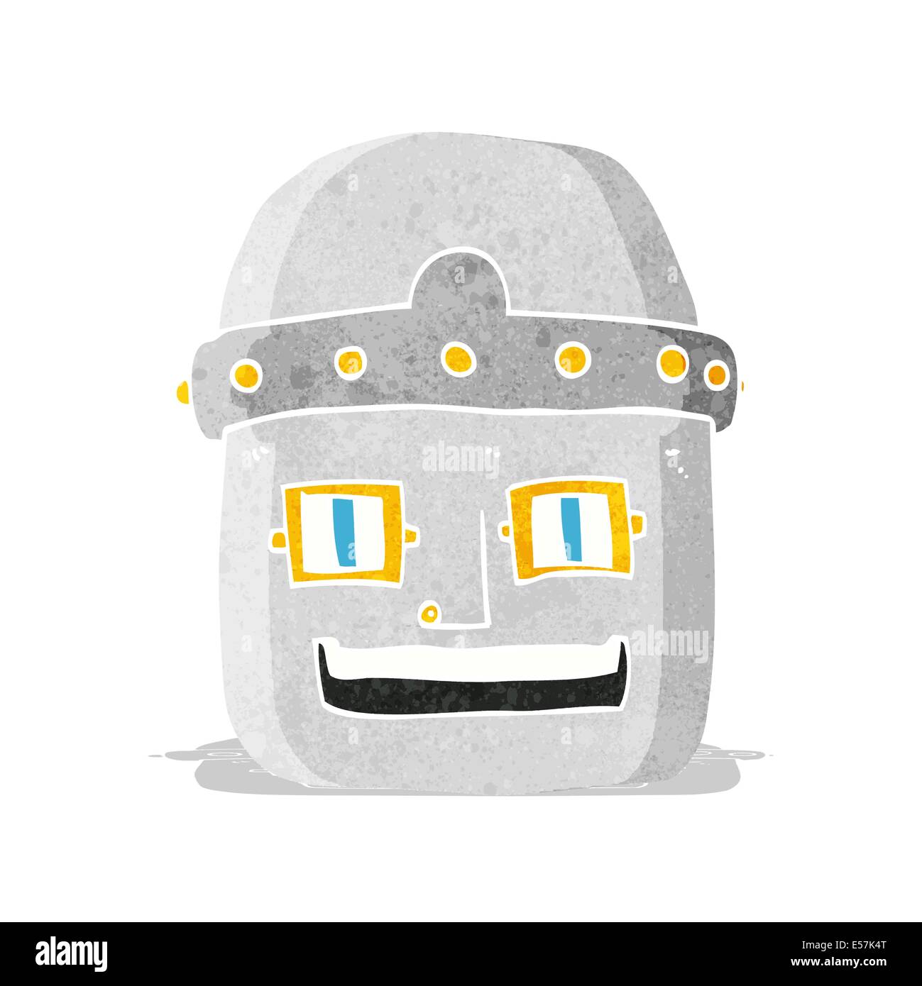 cartoon robot head Stock Vector Image & Art - Alamy