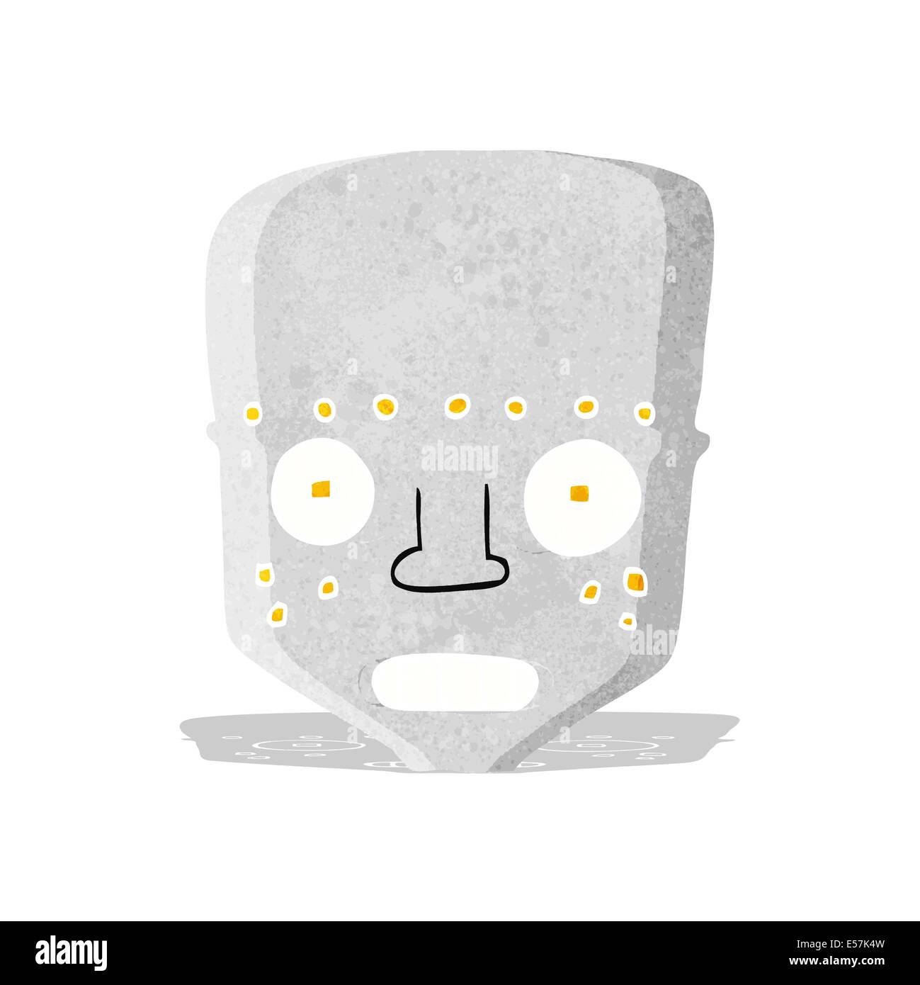cartoon robot head Stock Vector Image & Art - Alamy