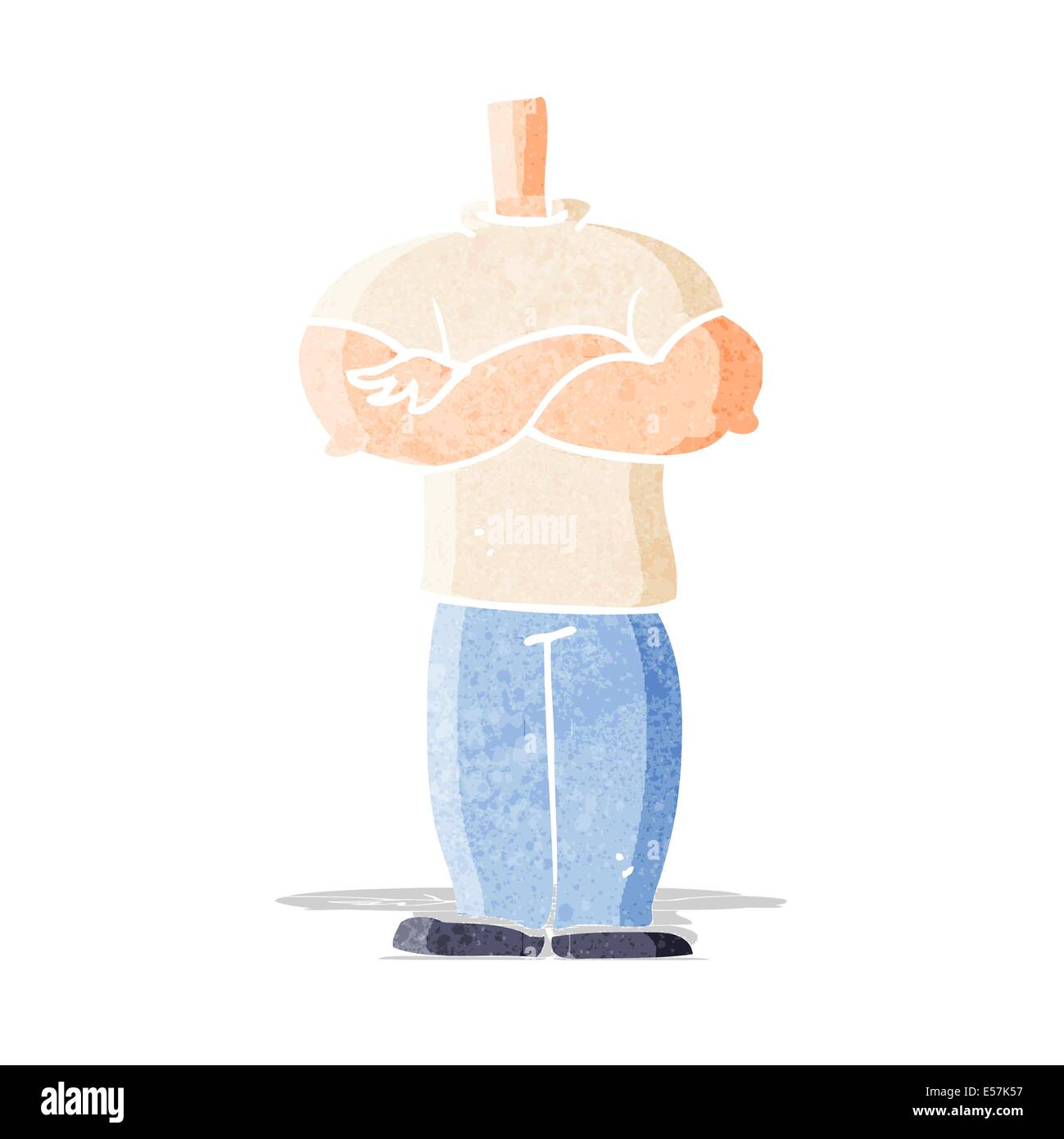 cartoon body with folded arms (mix and match cartoons or add own photos ...
