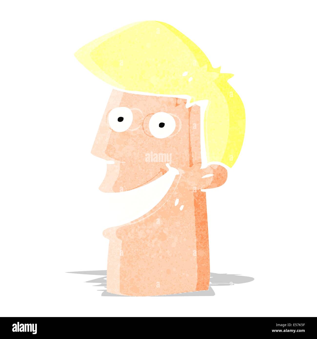 cartoon grinning man Stock Vector Image & Art - Alamy