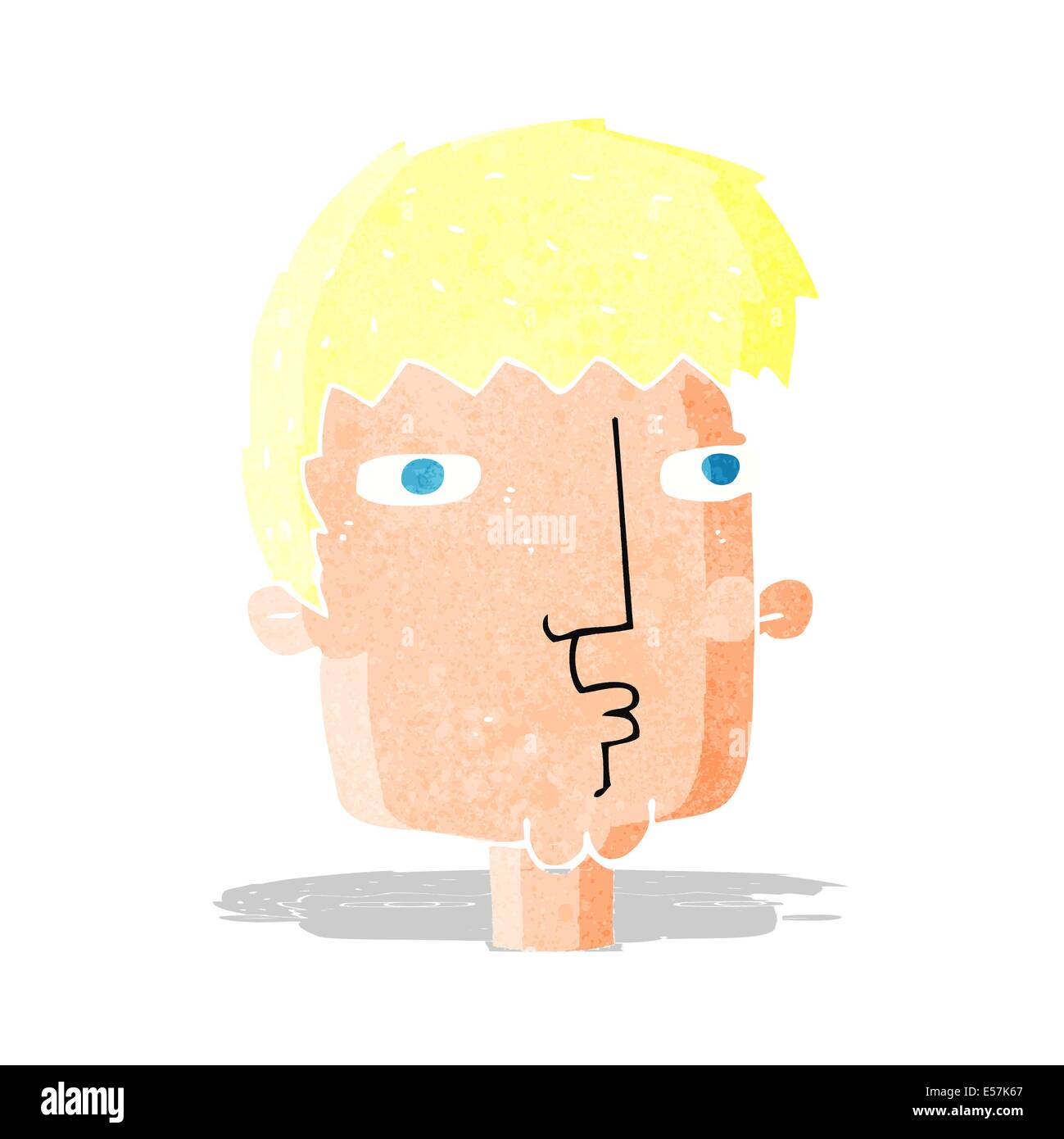 cartoon curious man Stock Vector Image & Art - Alamy