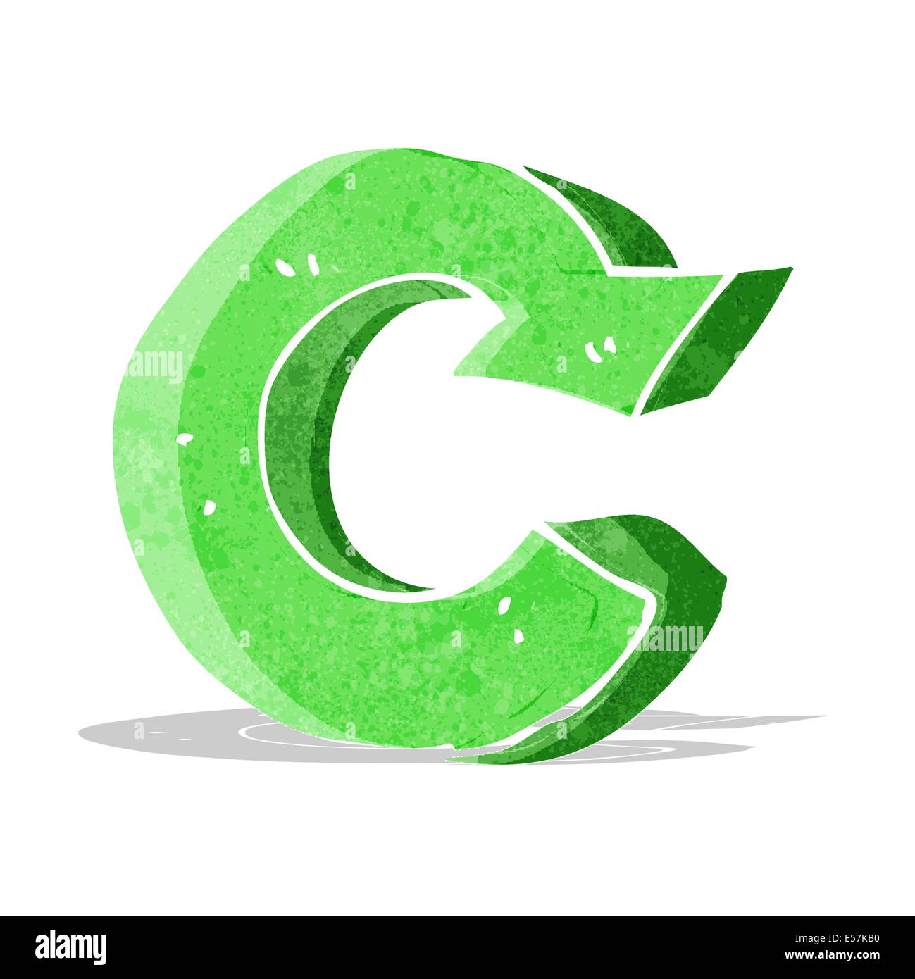 cartoon recycling symbol Stock Vector Image & Art - Alamy