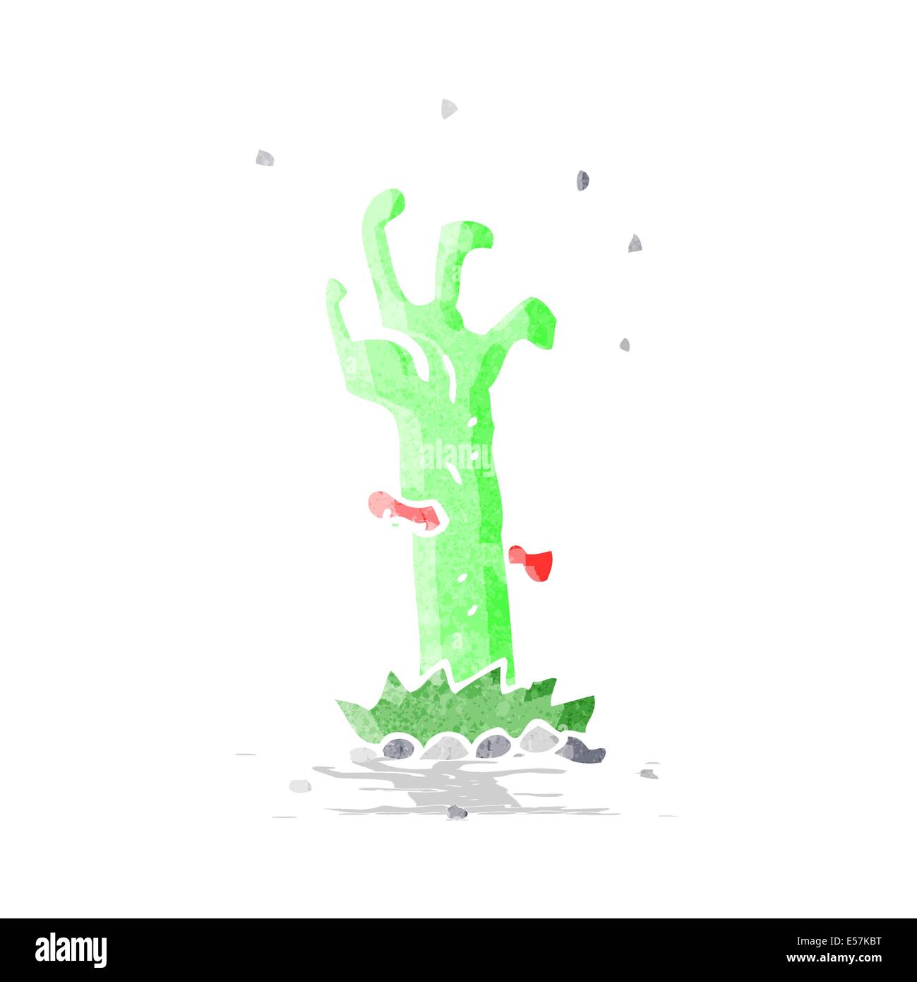 cartoon zombie rising from grave Stock Vector Image & Art - Alamy