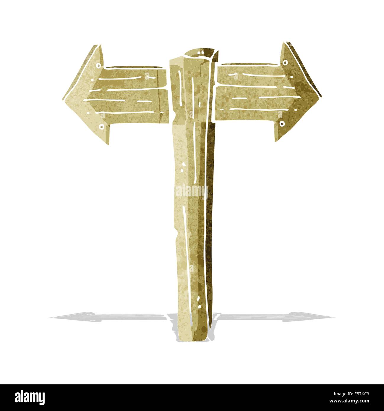 cartoon sign post Stock Vector Image & Art - Alamy