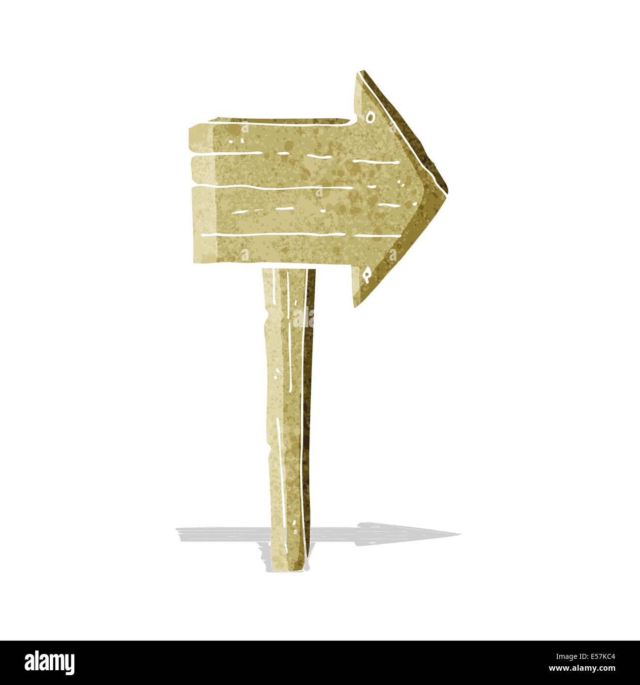 cartoon sign post Stock Vector Image & Art - Alamy