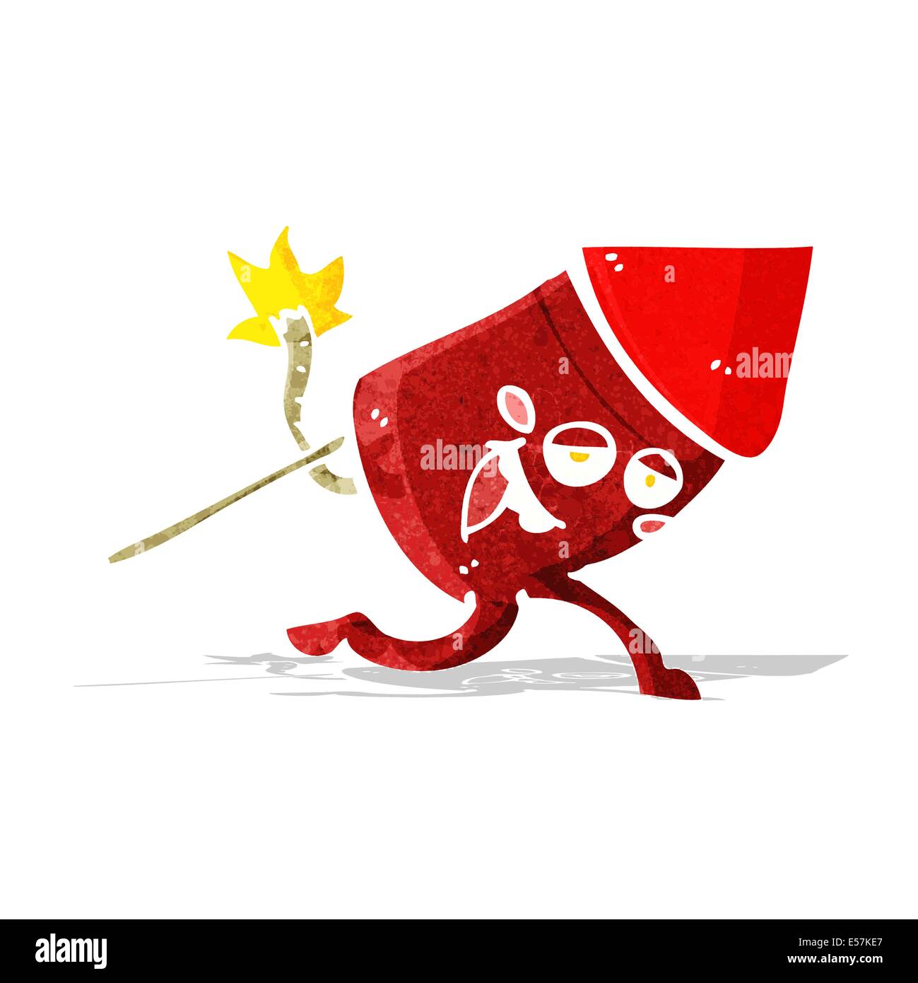 cartoon funny firework character Stock Vector Image & Art - Alamy