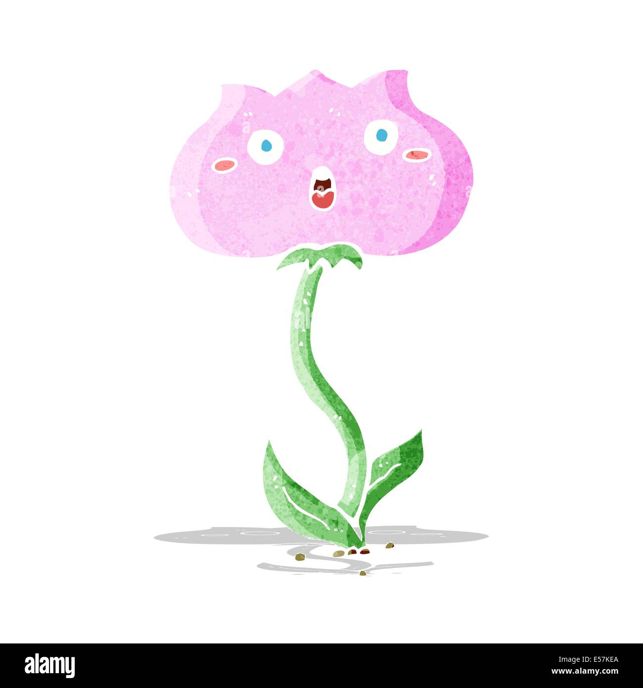 cartoon shocked flower Stock Vector Image & Art - Alamy