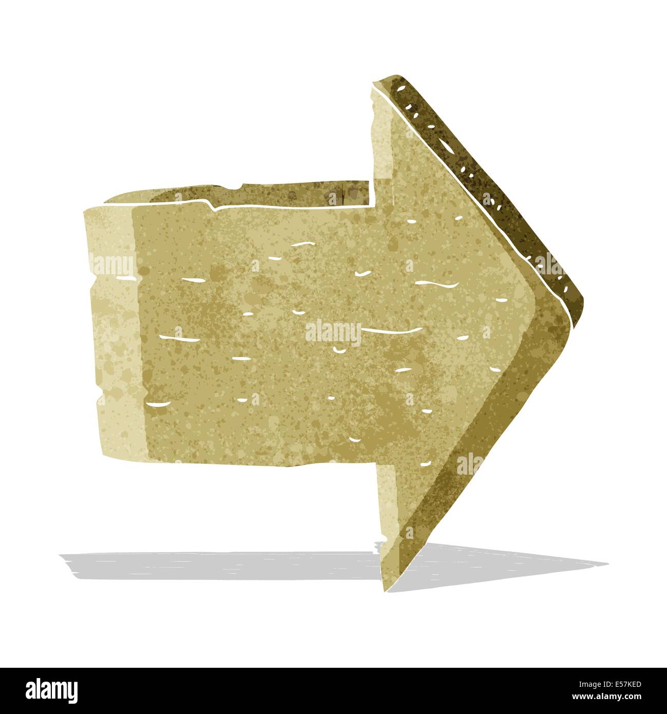 cartoon wooden arrow sign Stock Vector Image & Art - Alamy