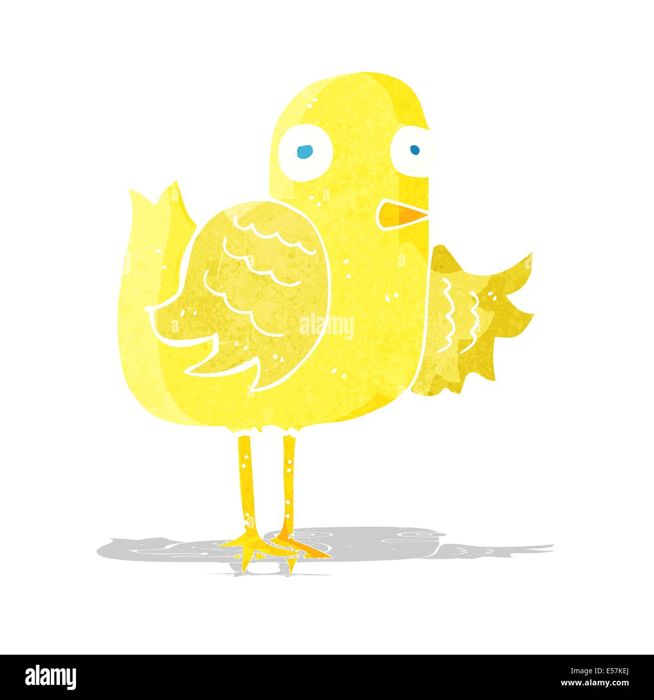 cartoon bird waving wing Stock Vector Image & Art - Alamy