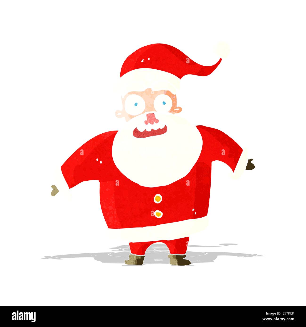cartoon shocked santa claus Stock Vector Image & Art - Alamy