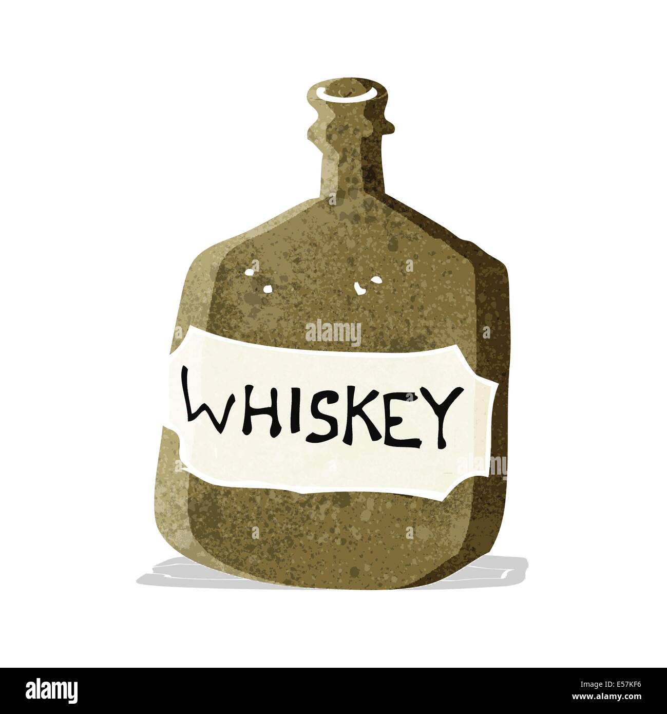 Cartoon Old Whiskey Bottle Stock Photos & Cartoon Old Whiskey Bottle ...