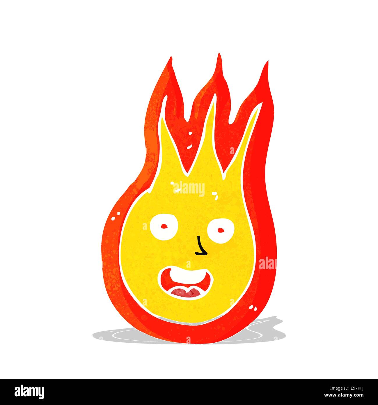 cartoon friendly fireball Stock Vector Image & Art - Alamy