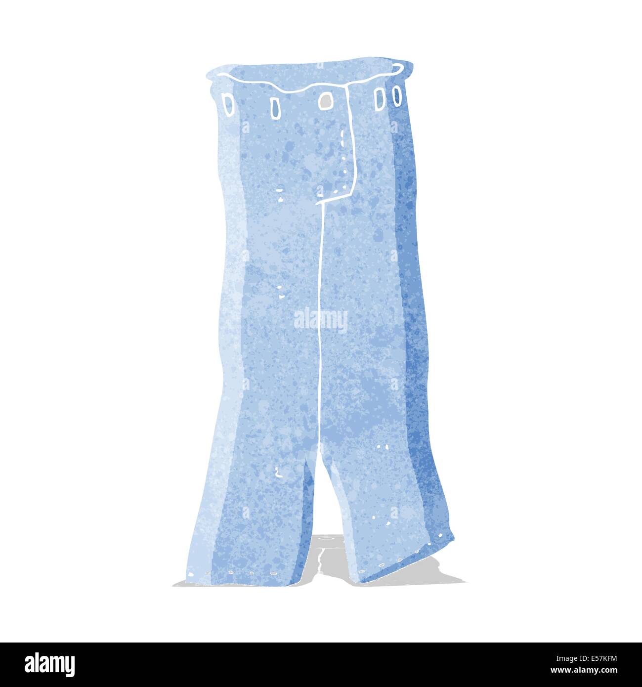 Cartoon pair of jeans Stock Vector Images - Alamy
