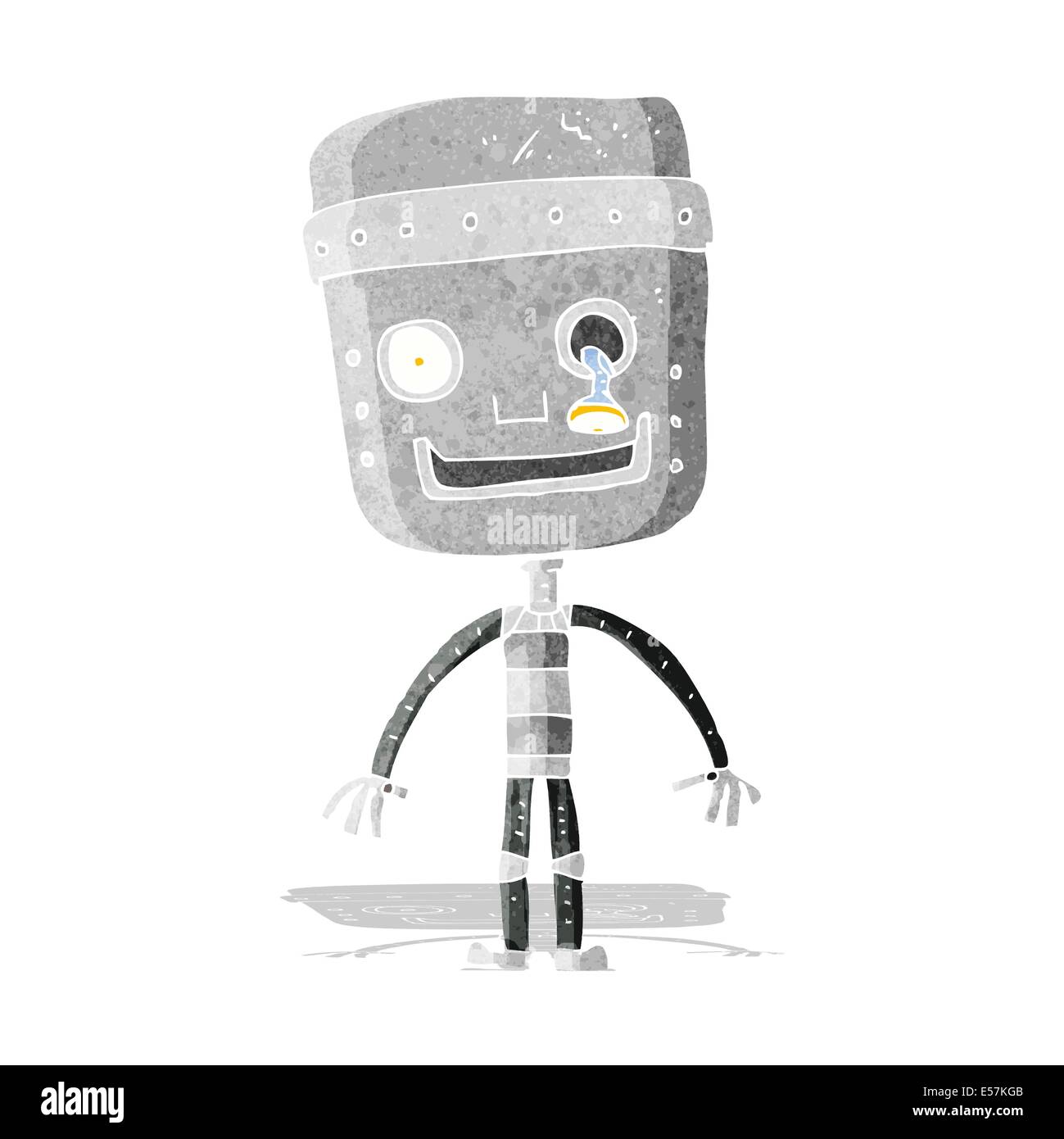 cartoon funny robot Stock Vector Image & Art - Alamy
