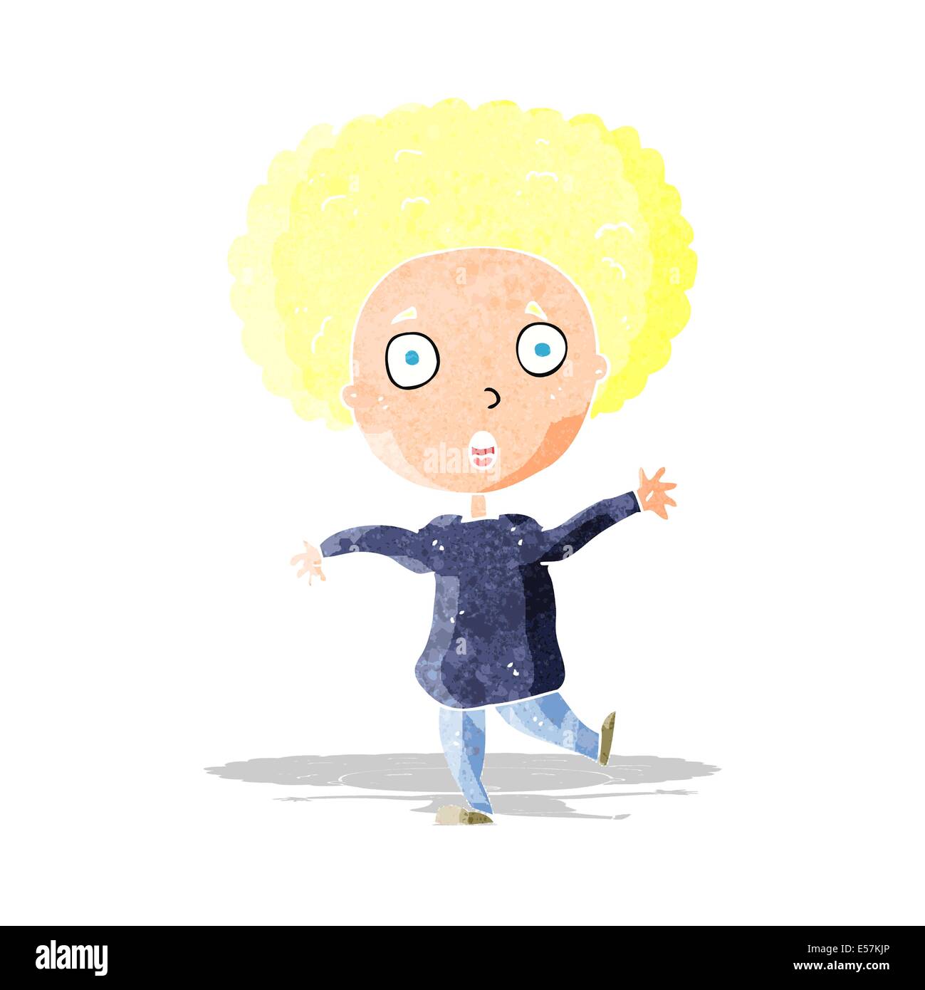 cartoon startled person Stock Vector Image & Art - Alamy