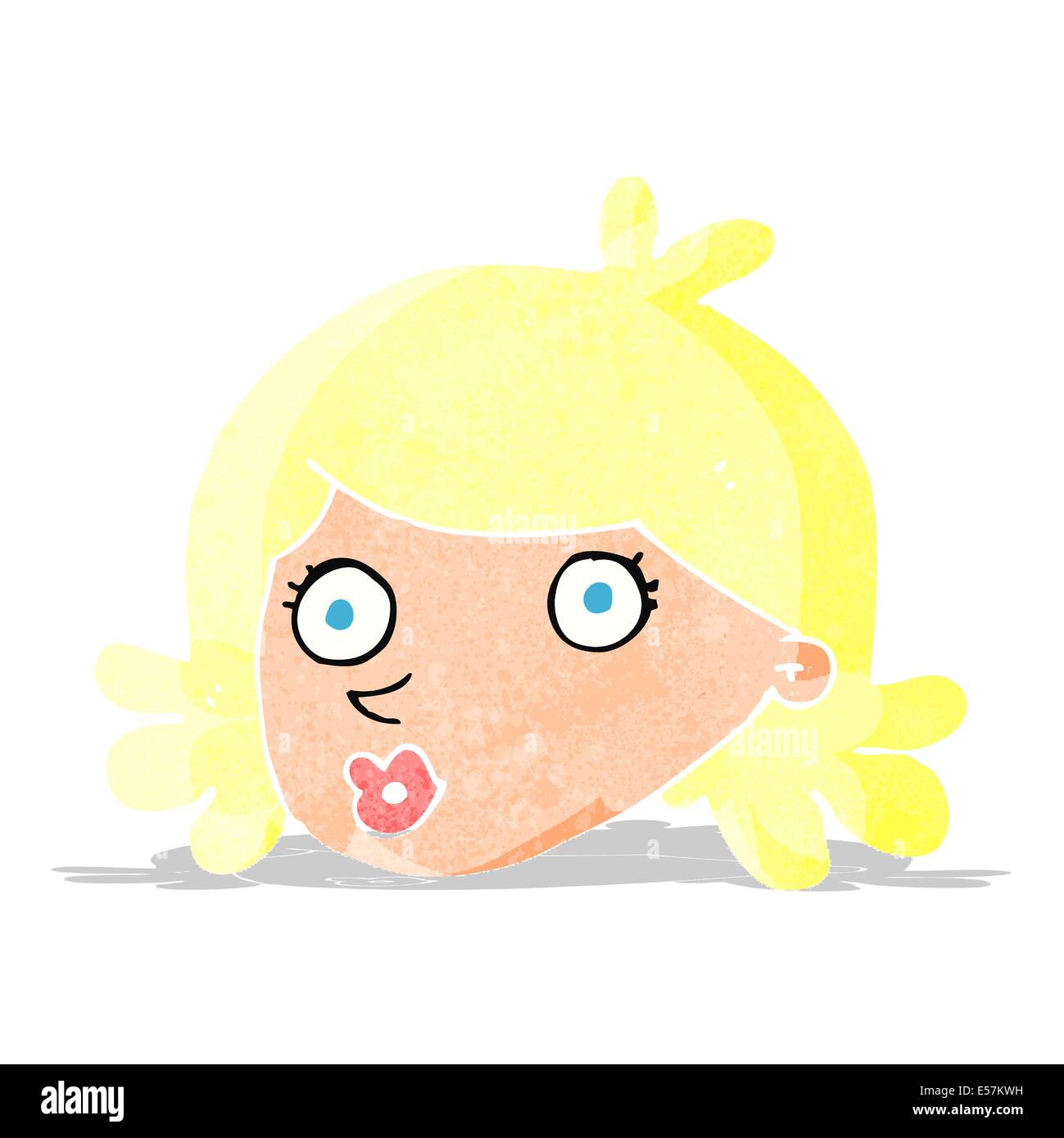 cartoon pretty face Stock Vector Image & Art - Alamy