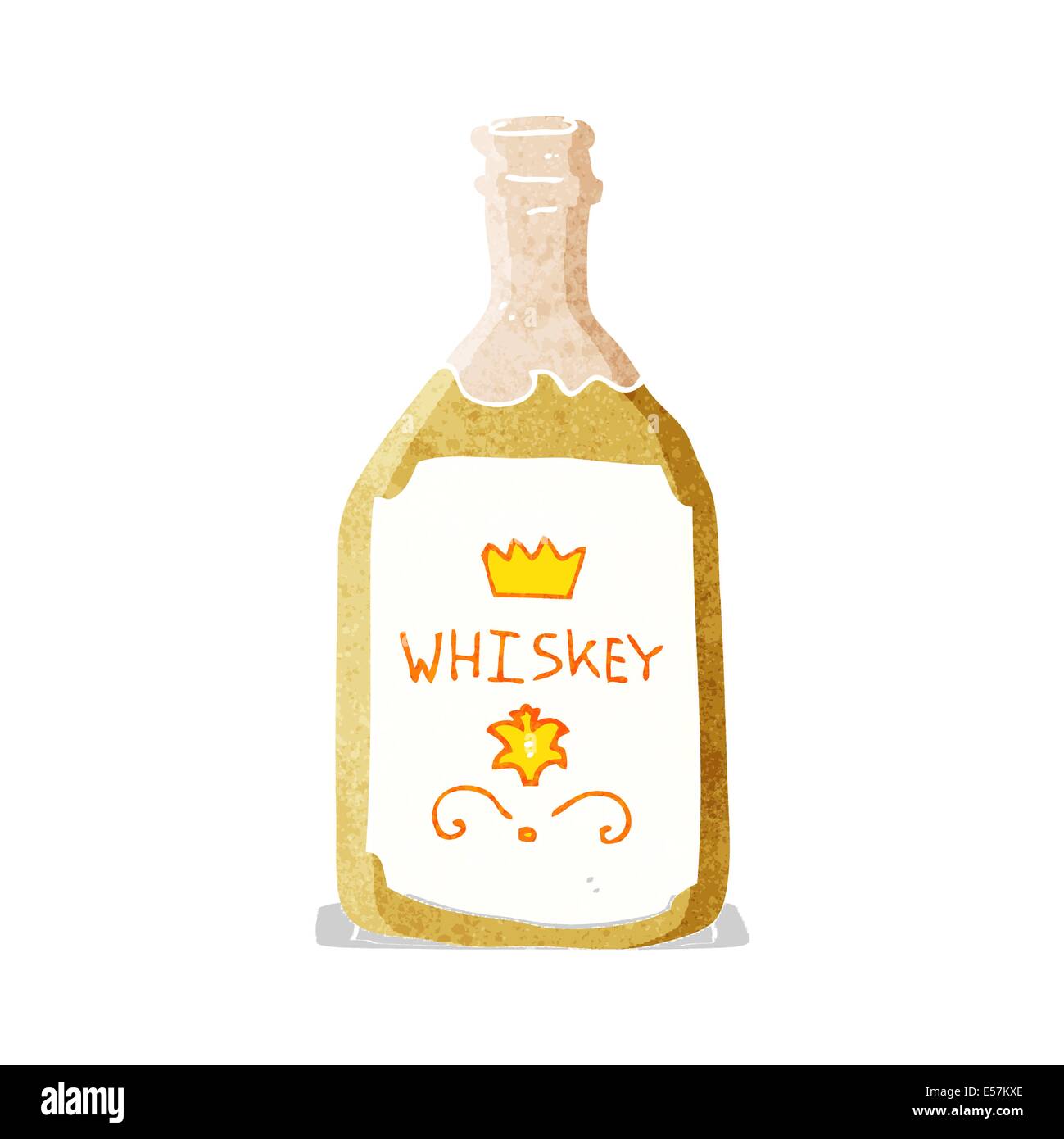 cartoon whiskey bottle Stock Vector Image & Art - Alamy