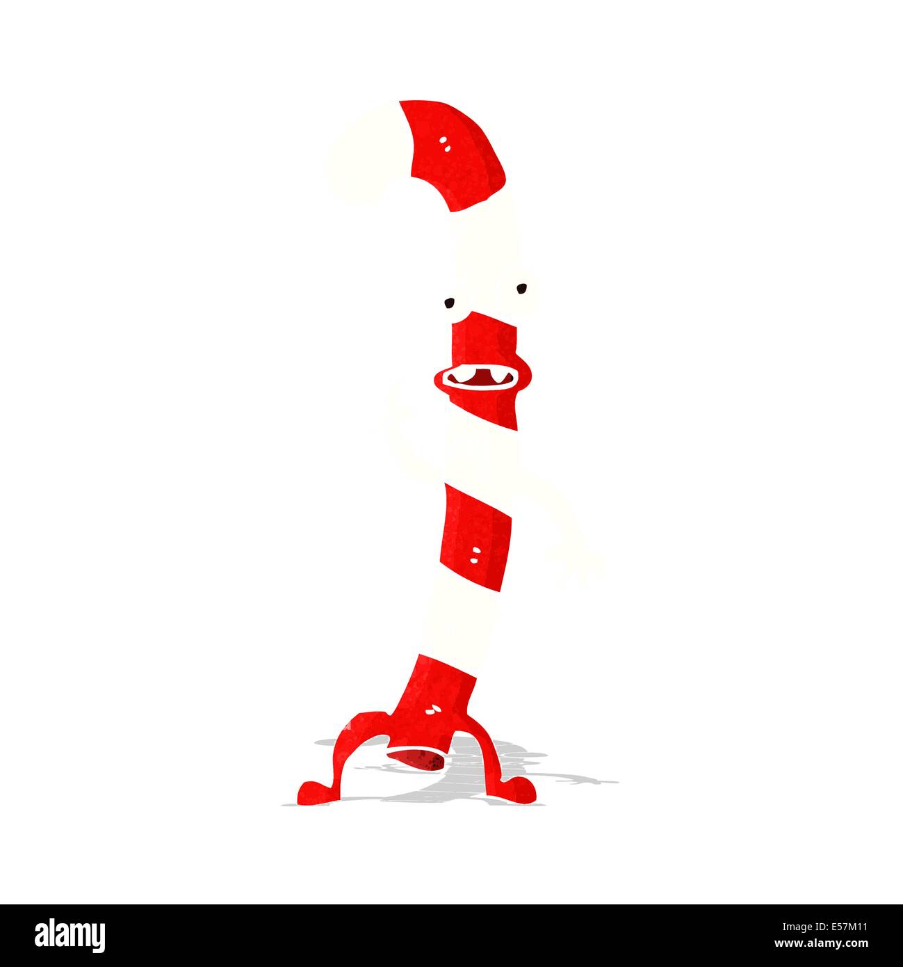 cartoon dancing christmas candy cane Stock Vector Image & Art - Alamy