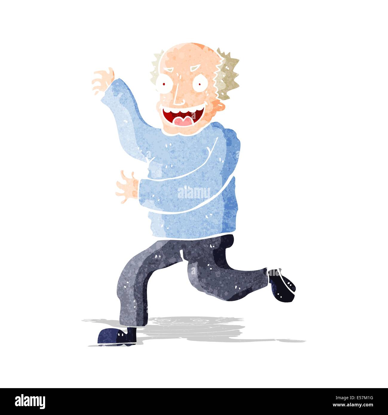 cartoon evil old man Stock Vector Image & Art - Alamy