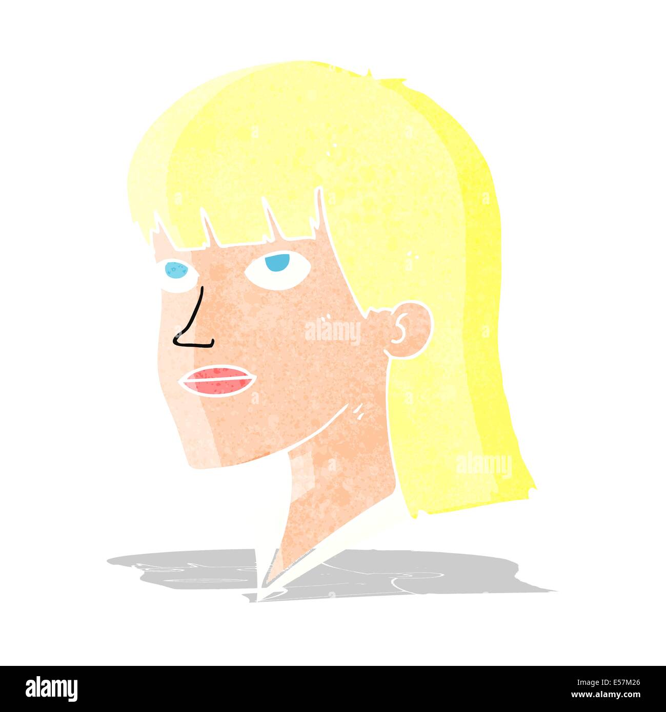 cartoon serious woman Stock Vector Image & Art - Alamy