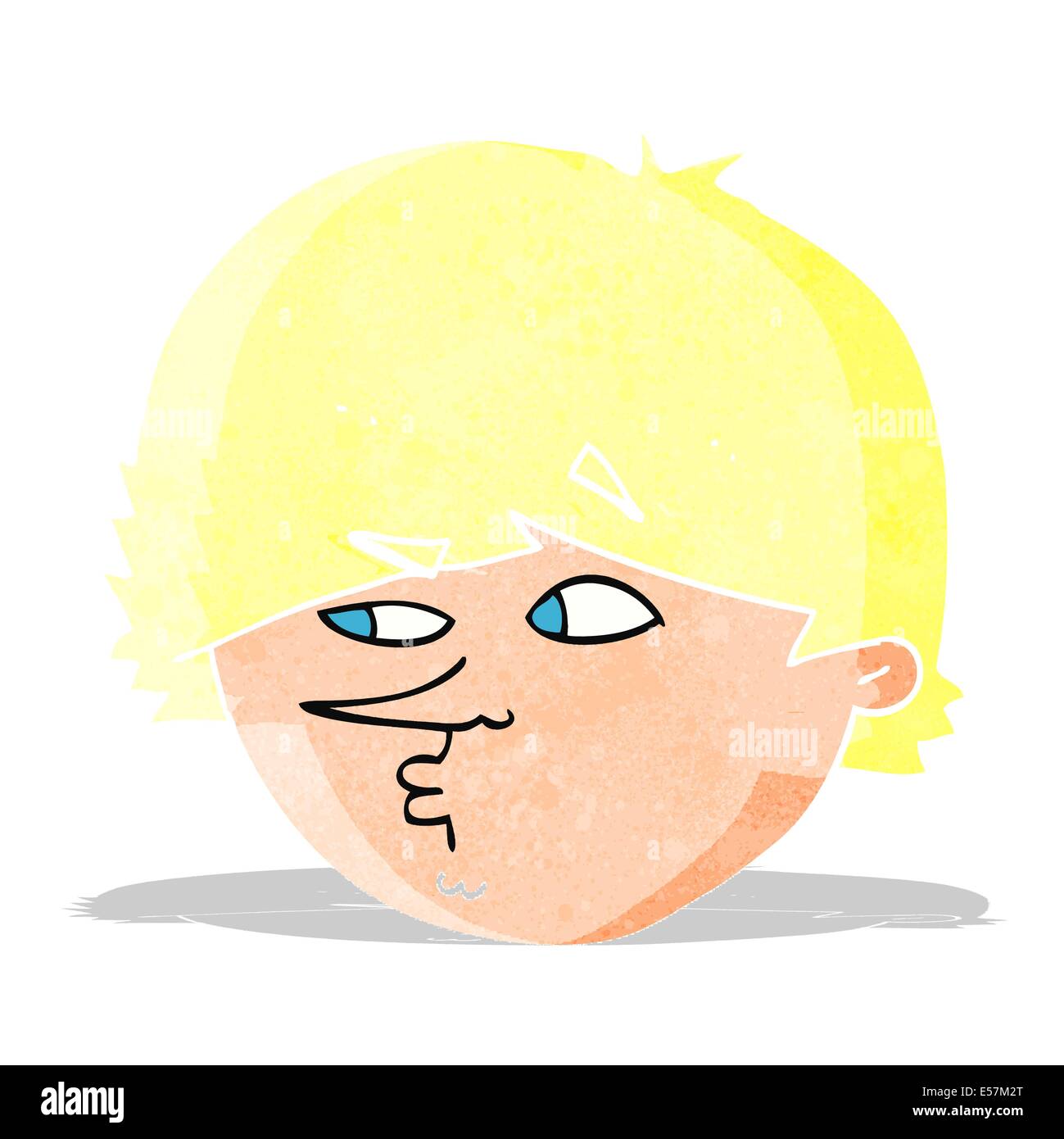 cartoon suspicious man Stock Vector Image & Art - Alamy