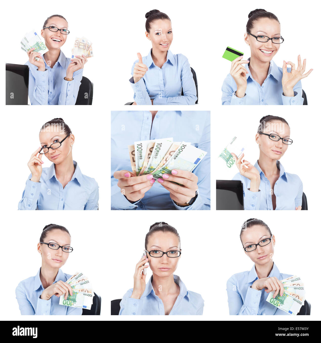 Business collage hi-res stock photography and images - Alamy