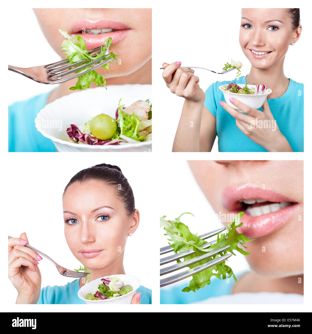 Woman collage Cut Out Stock Images & Pictures - Alamy
