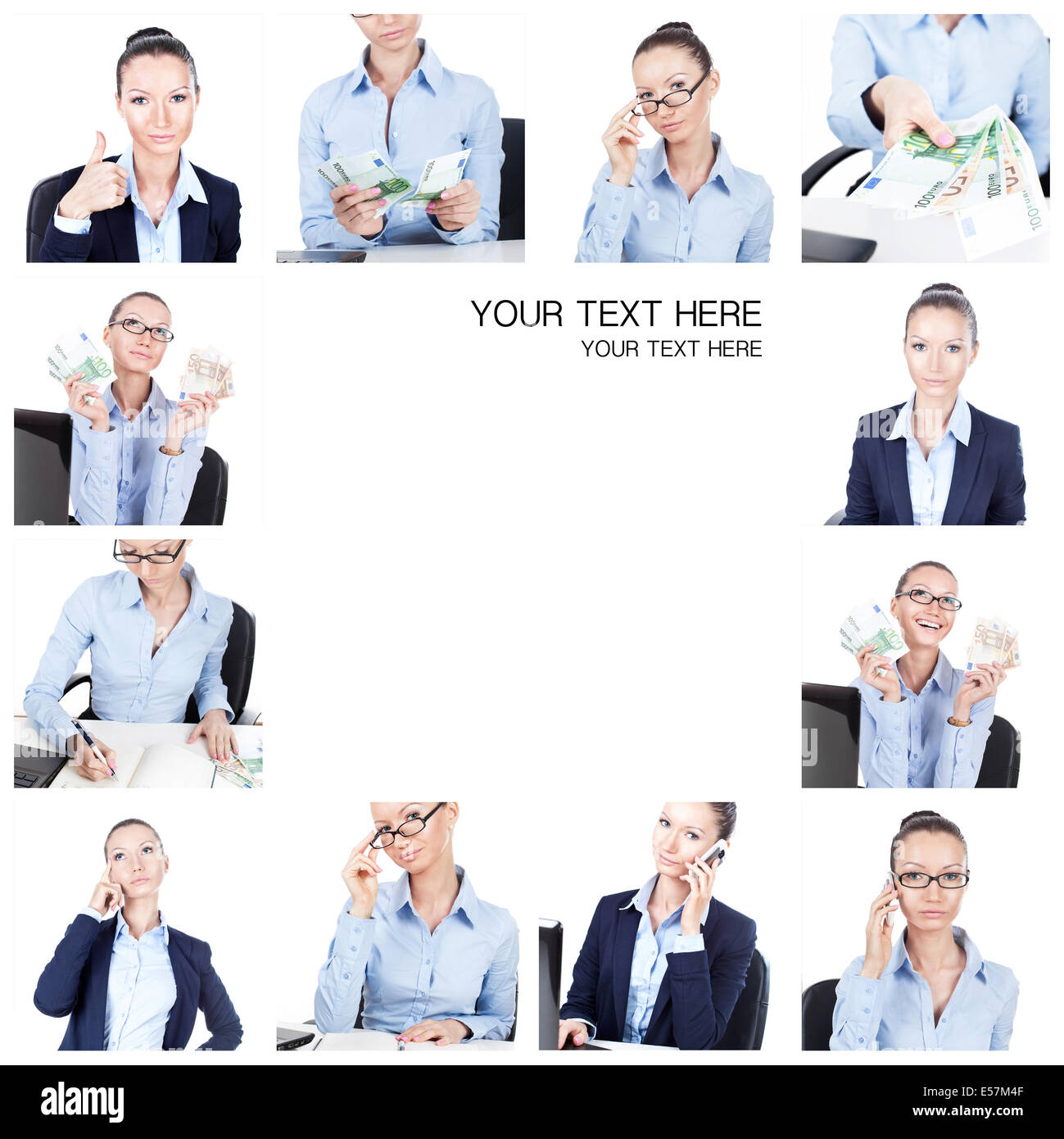 Business collage hi-res stock photography and images - Alamy