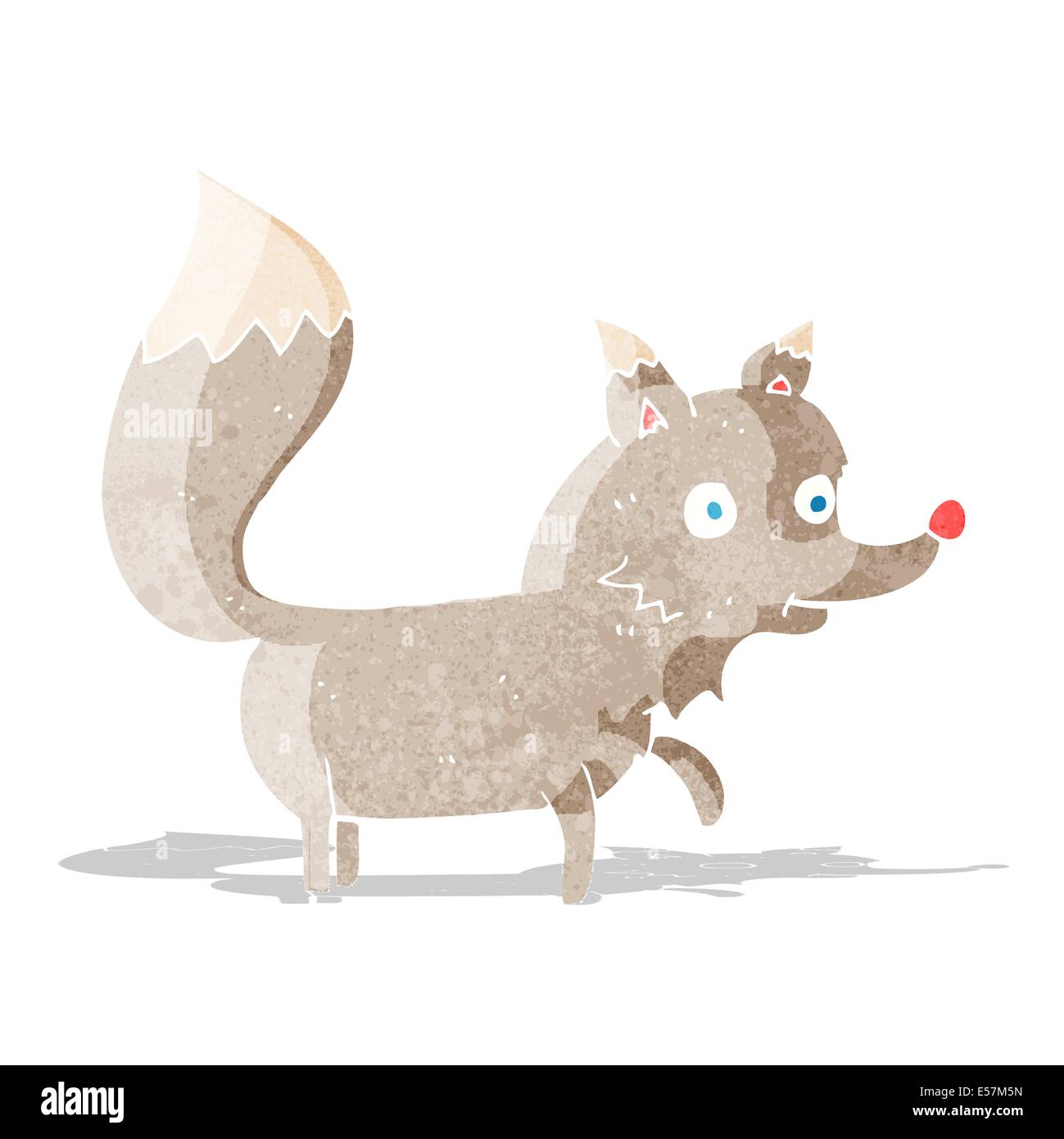 cartoon wolf cub Stock Vector Image & Art - Alamy