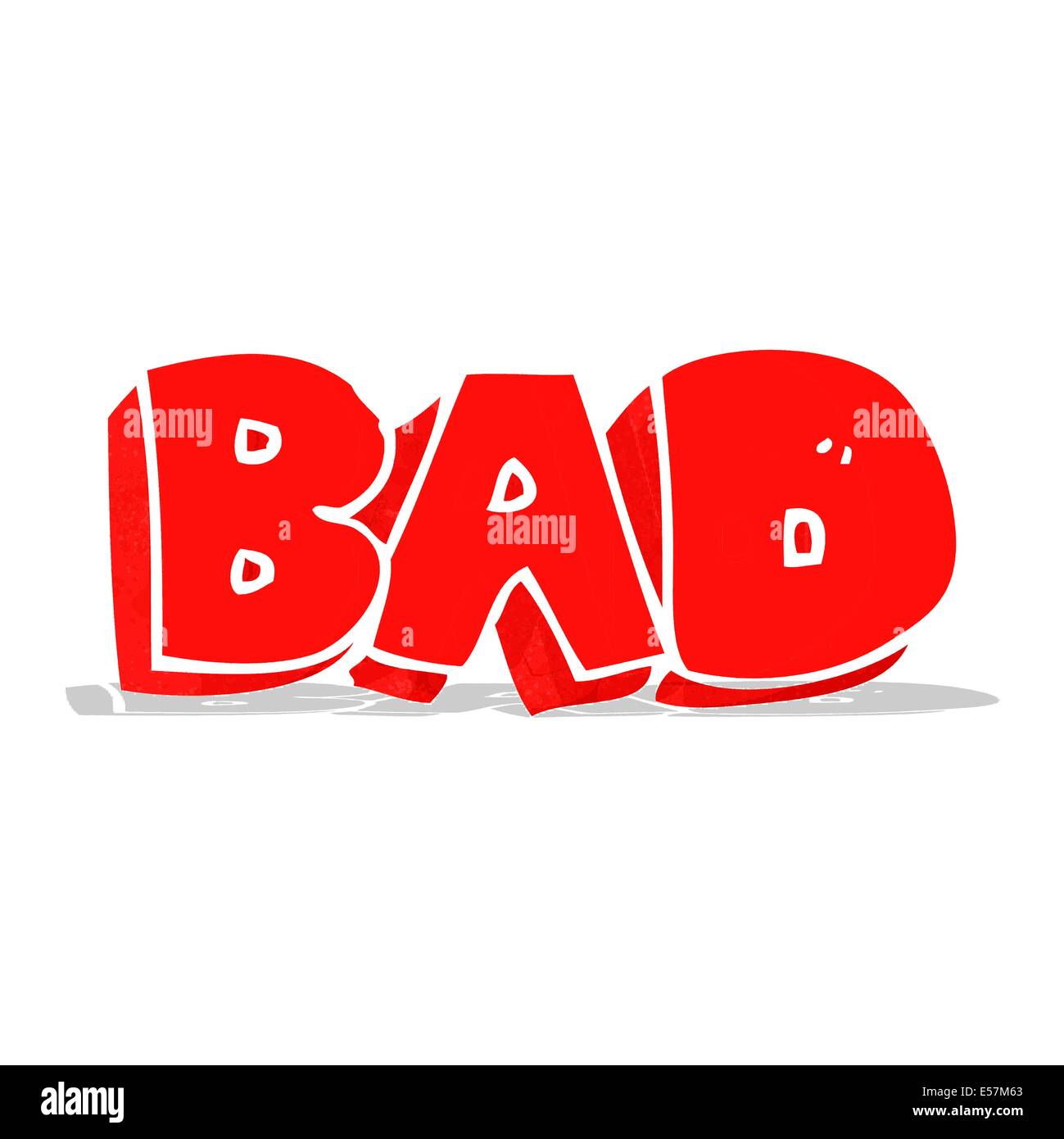 Cartoon Bad Sign Stock Vector Image Art Alamy cartoon-bad-sign-stock-vector-image-art-alamy